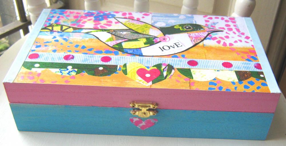Love Bird Wooden Box on Luulla