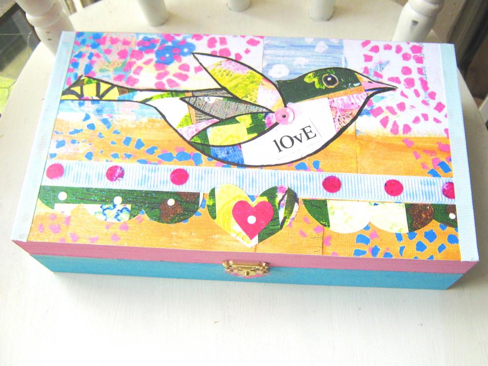 Love Bird Wooden Box on Luulla